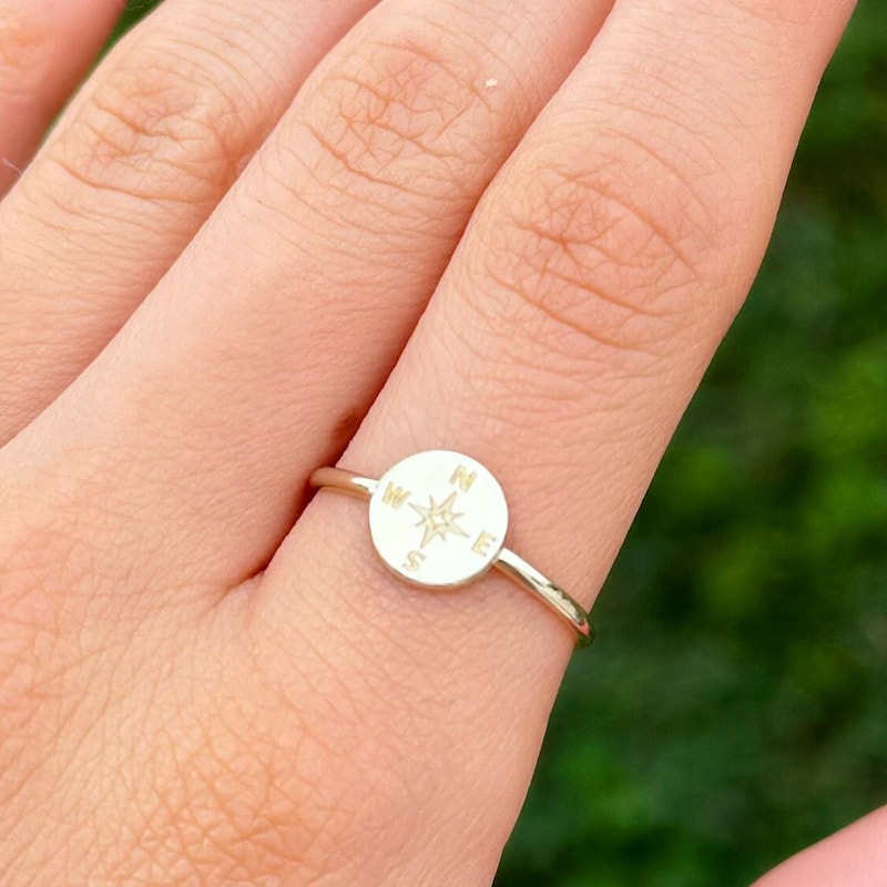 Compass Ring - Etsy