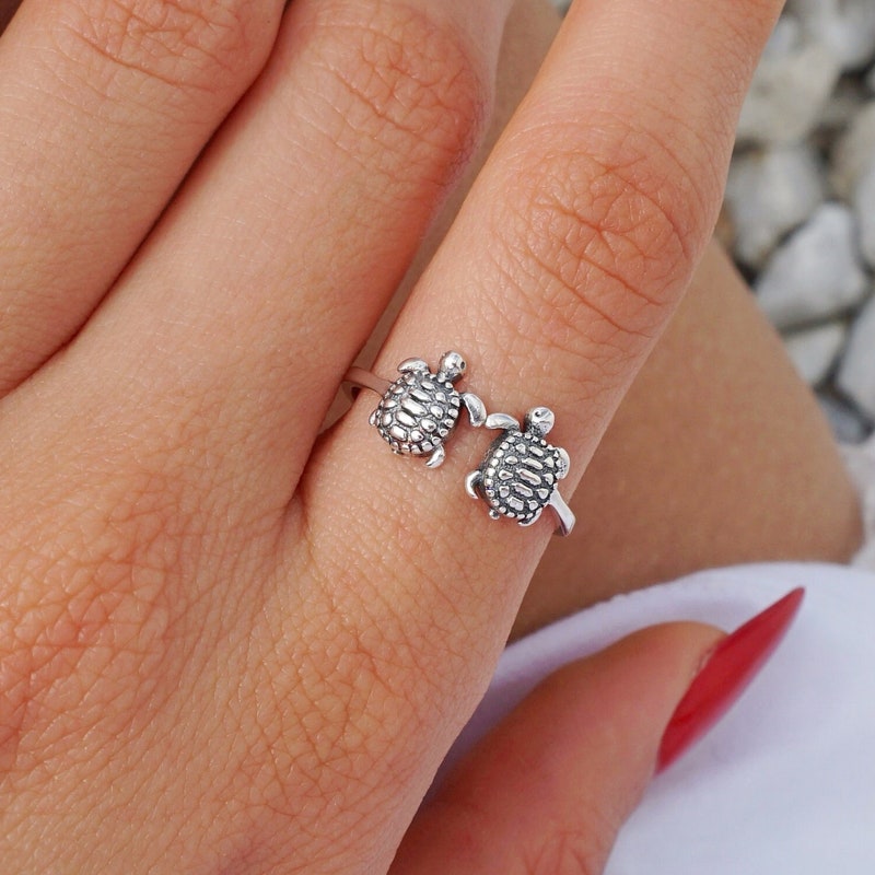 Turtle Ring - Etsy