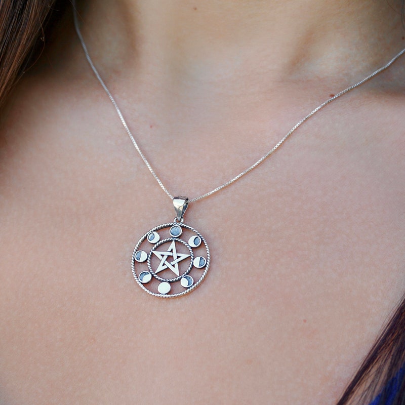 Pentacle Necklace - Etsy