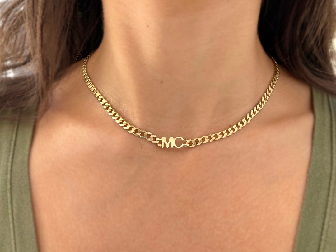 Personalized Name Necklace, Initial Necklace. Letter-custom Initial ...