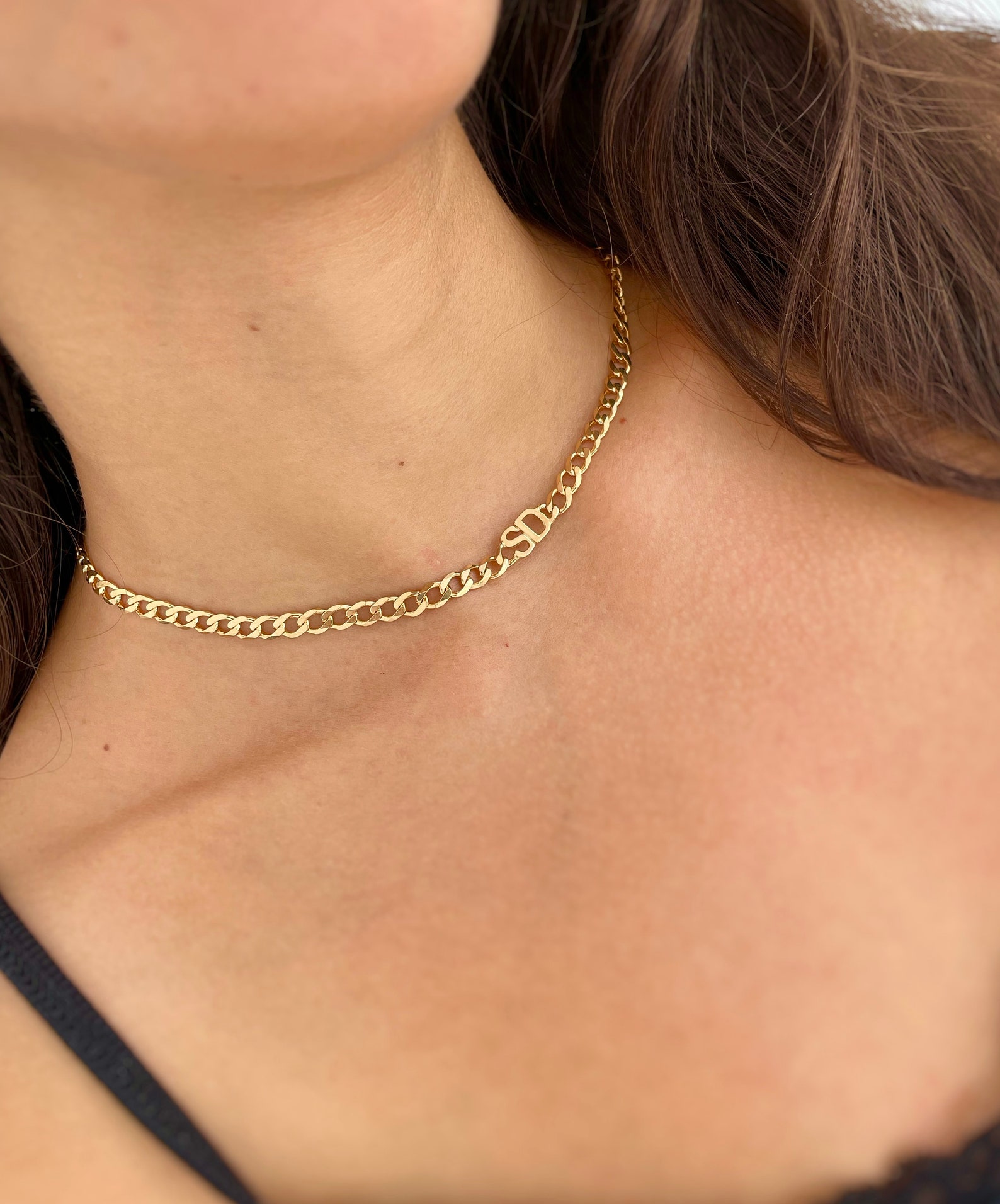 Personalized Name Necklace, Initial Necklace. Letter-custom Initial ...