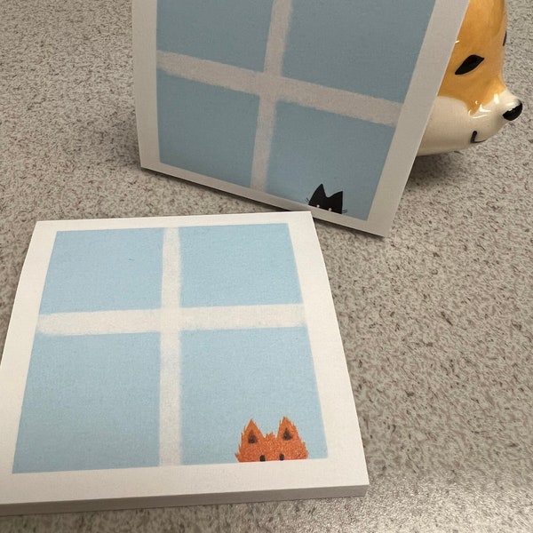 Cat Sticky Notes - Etsy