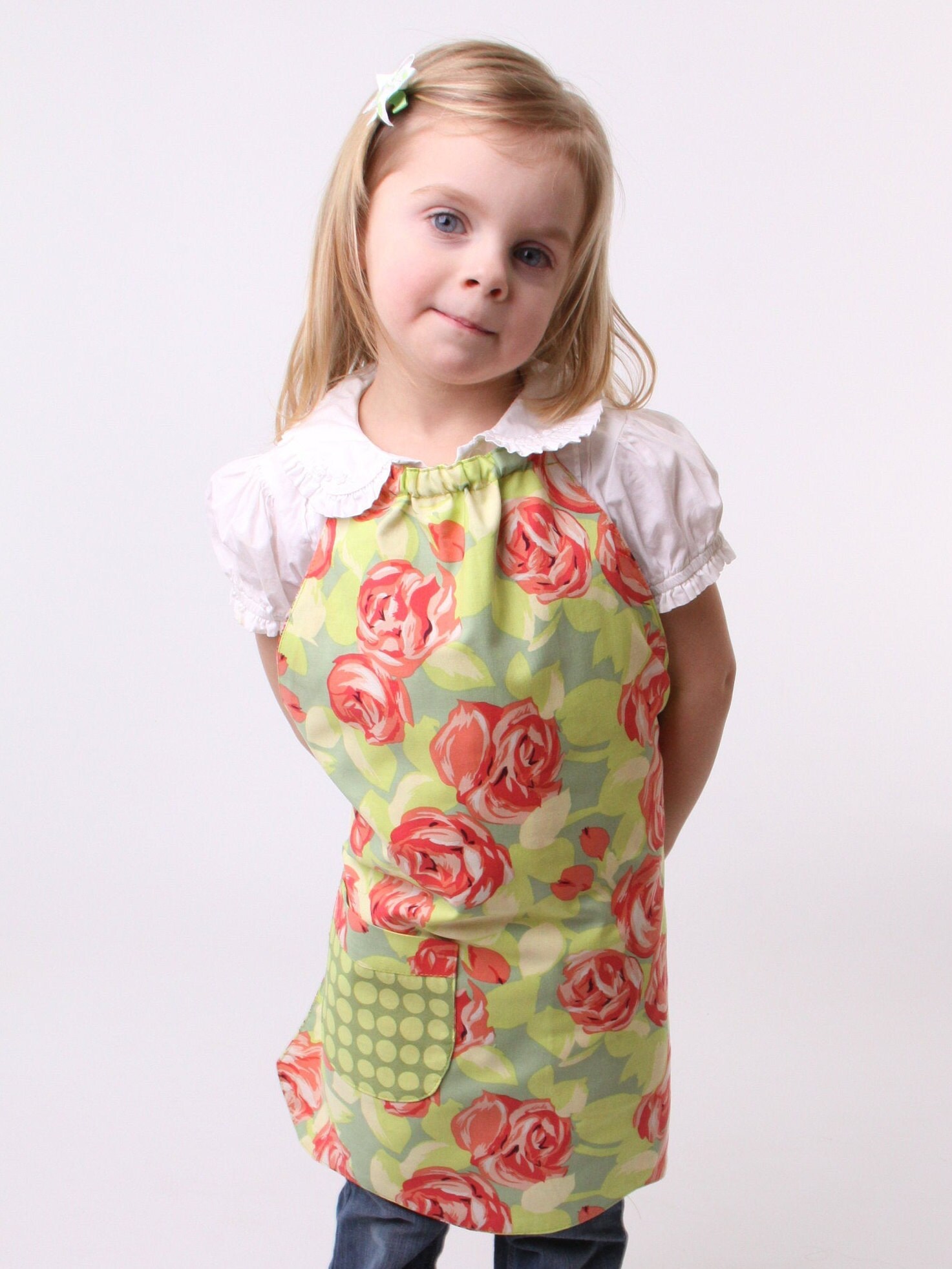 Girls Apron; Children's Apron; Adorable Apron; Playful Apron; Cute ...