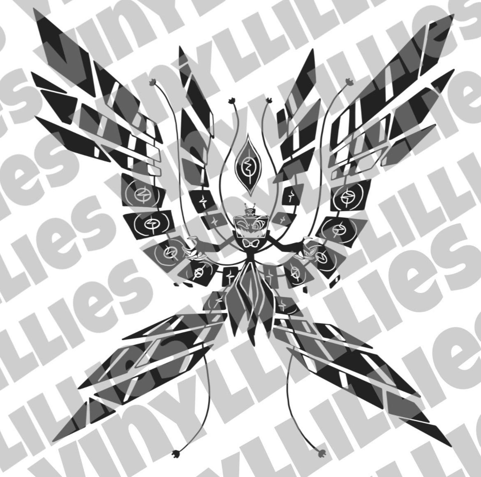 Vox DEI || Hazbin Hotel XL Decal - Etsy