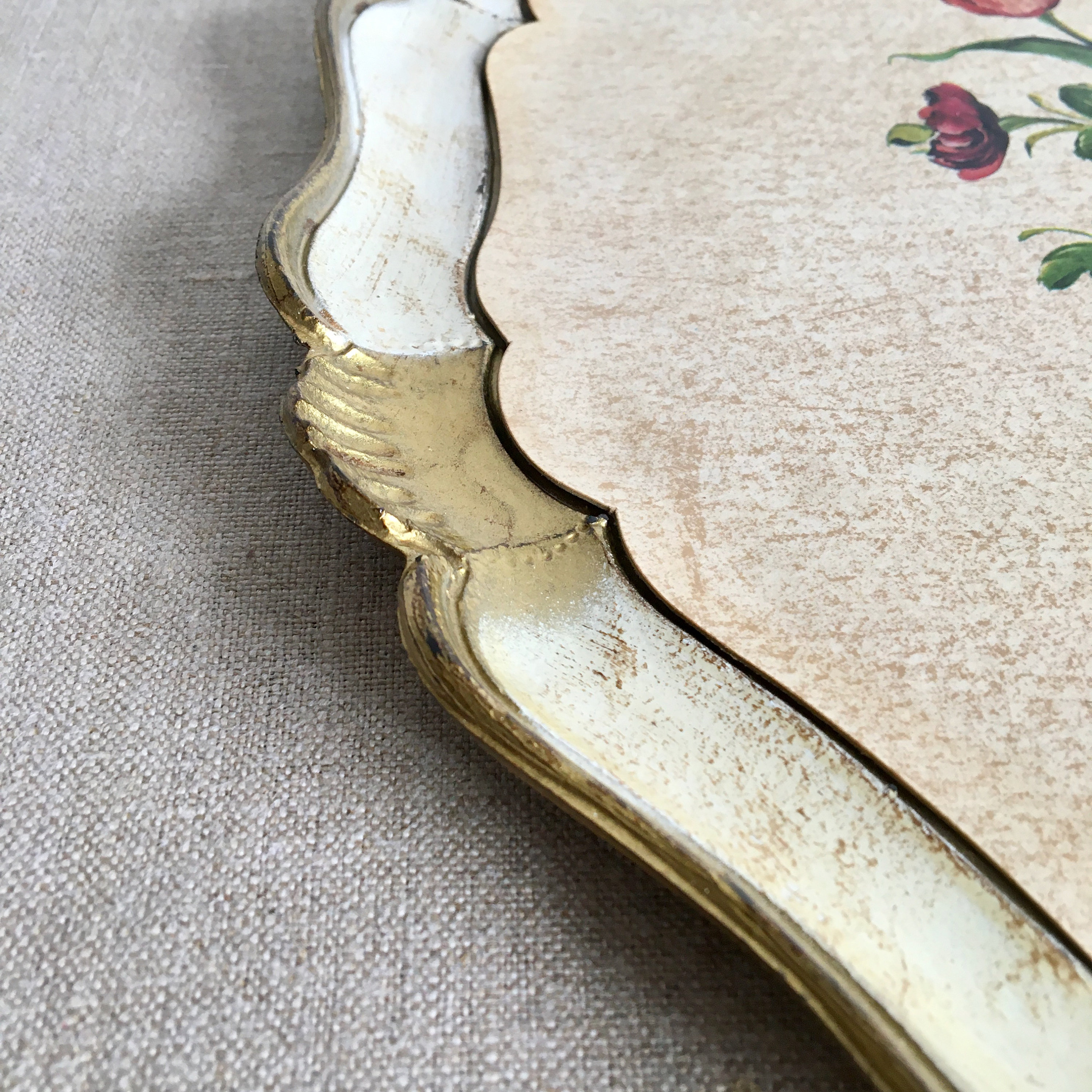 Vintage Wood/paper Decorative Hanging Plates Wall Decor Wall - Etsy