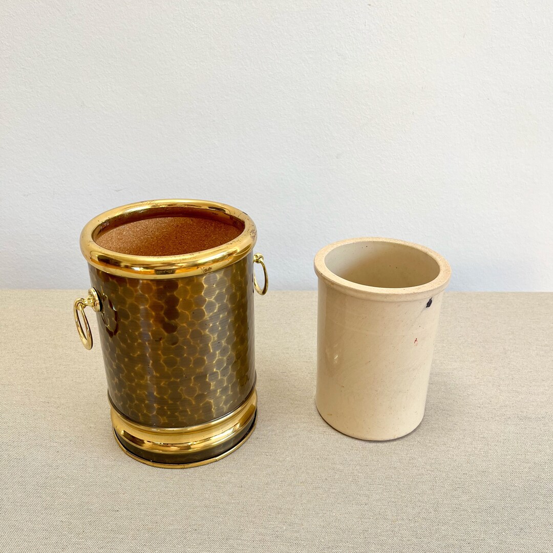 Wine Cooling Bucket With Ceramic Insertion and Two Handles GILDE ...