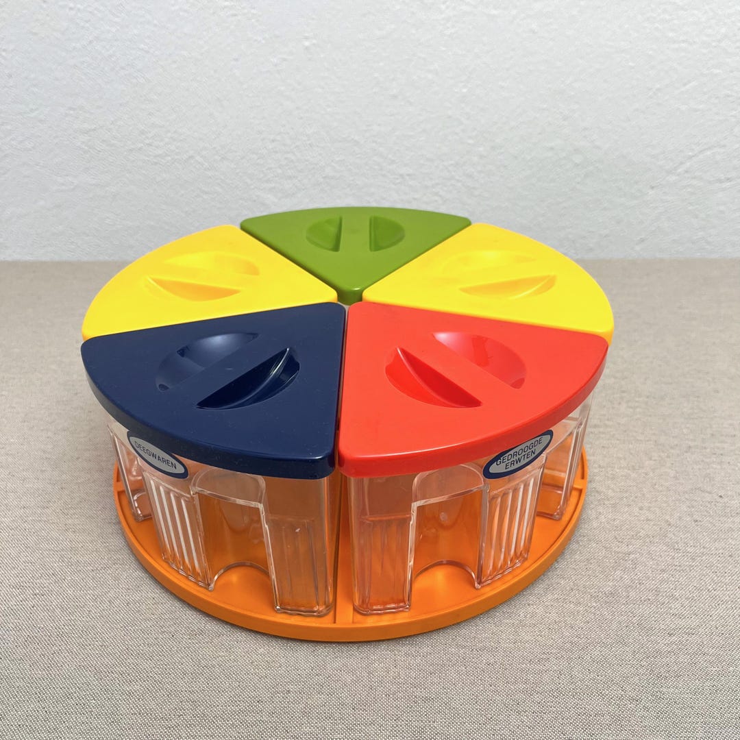 Cosmoplast per Alimenti Five-section Coloured Plastic Container for ...