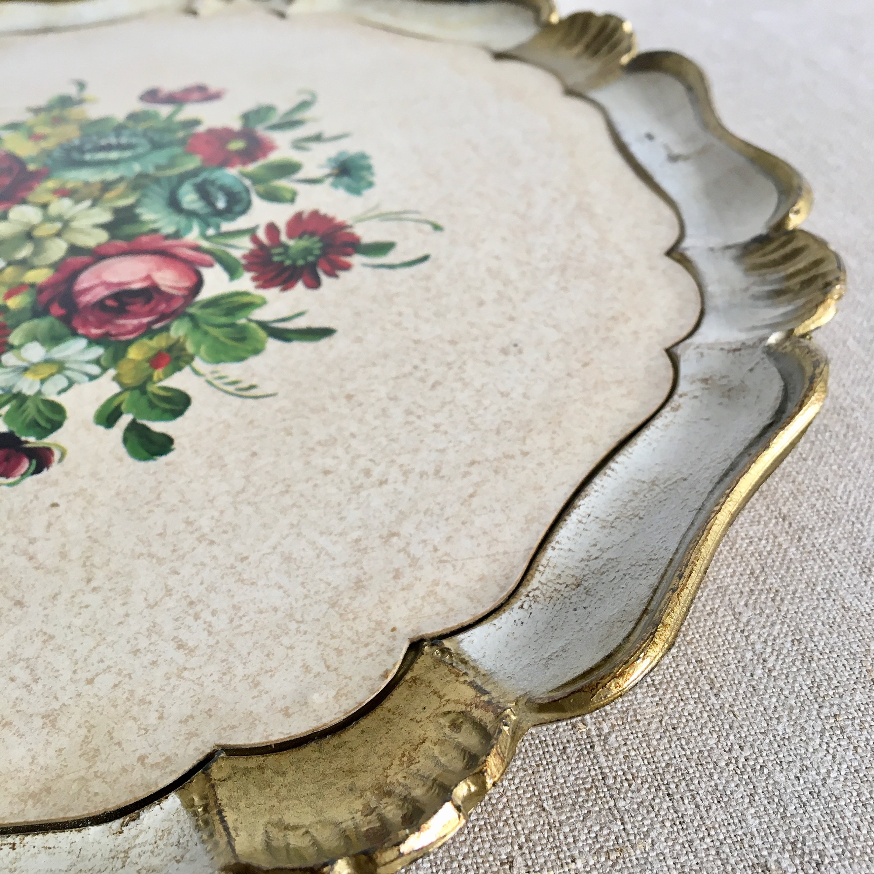 Vintage Wood/paper Decorative Hanging Plates Wall Decor Wall - Etsy