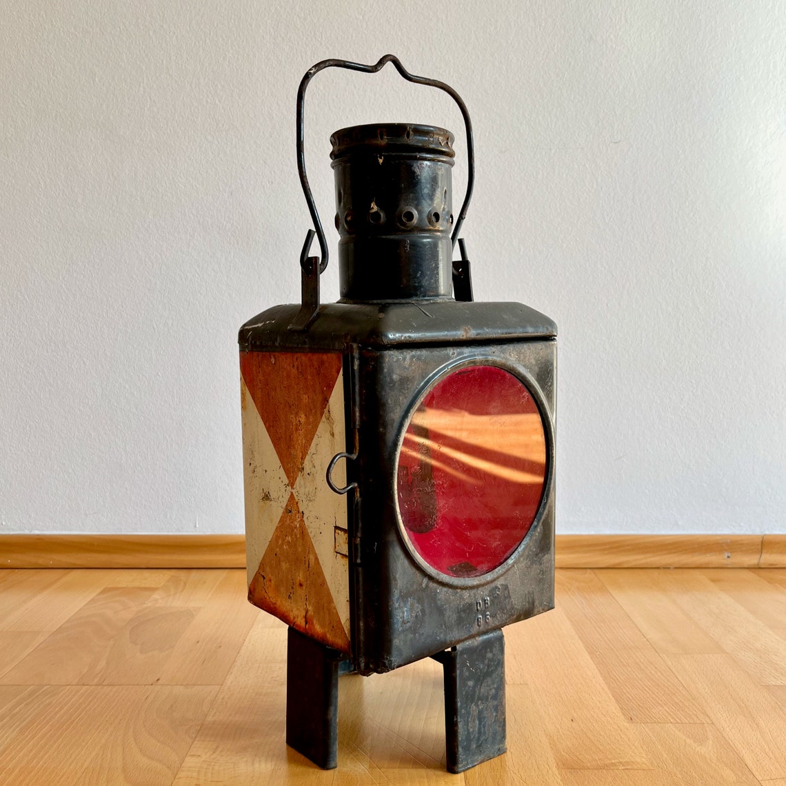 Original German DB Kerosene Railway Signal Lantern With Two - Etsy