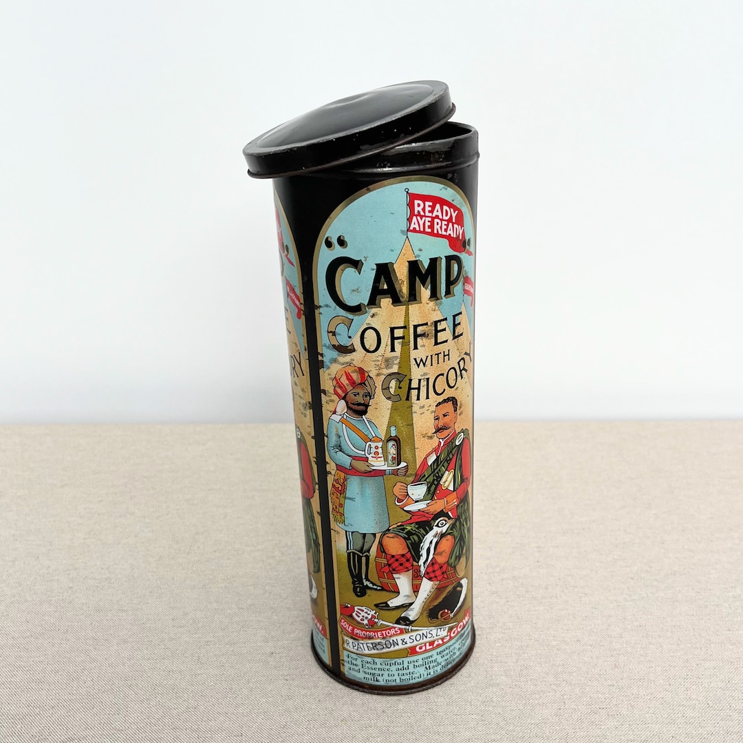Vintage Coffee Tin CAMP COFFEE With CHICORY - Etsy