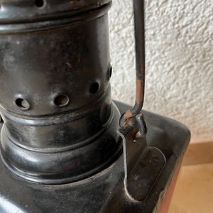 Original German DB Kerosene Railway Signal Lantern With Two Glasses and ...