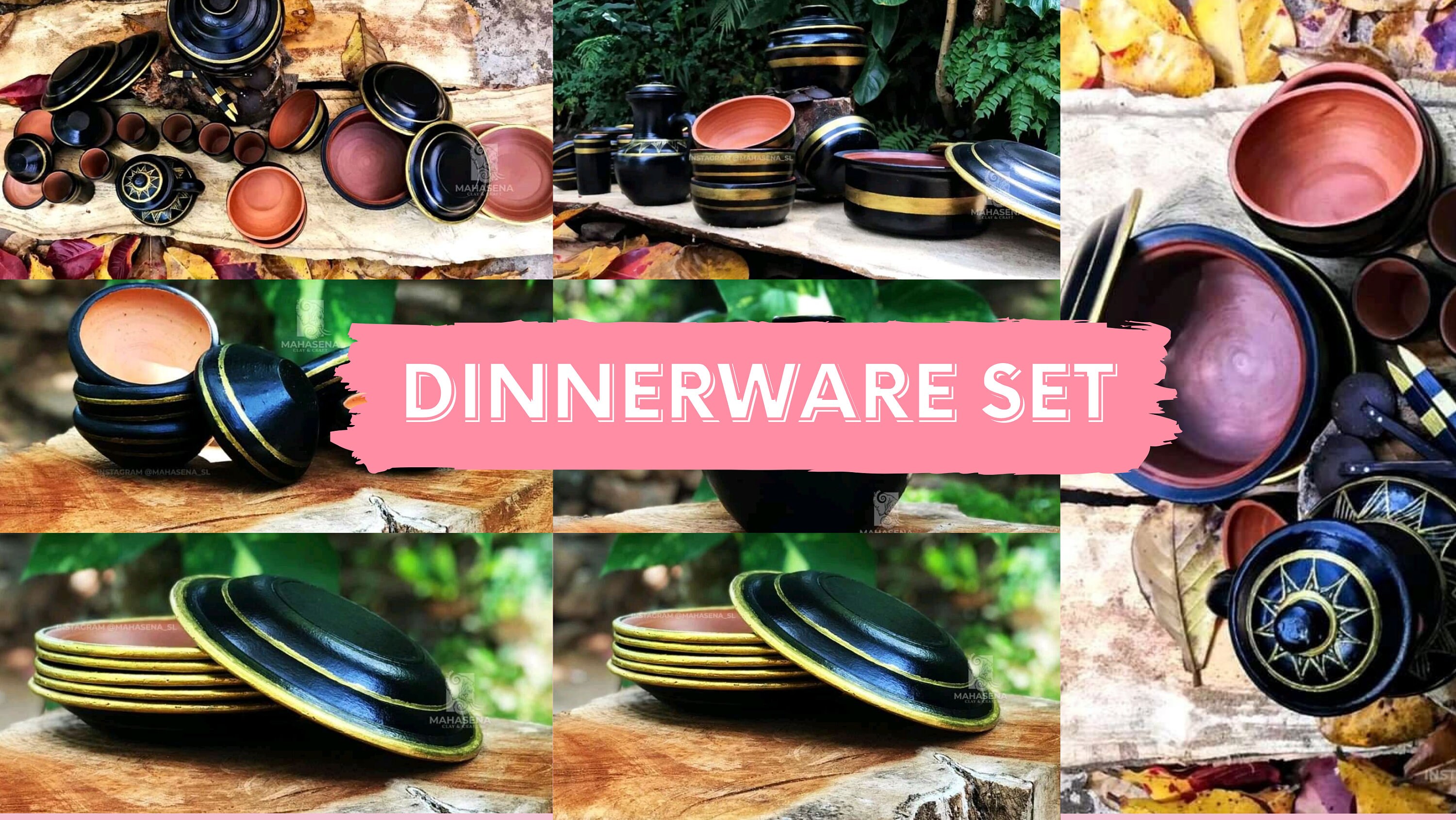 21 Piece Unique Dinnerware Set - Etsy