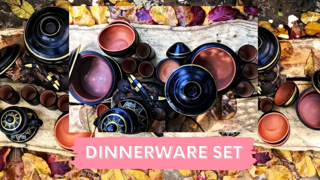 29 Piece Unique Dinnerware Set - Etsy