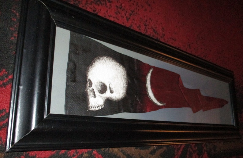 Red Black Replica Barbary Pirate Flag - Etsy