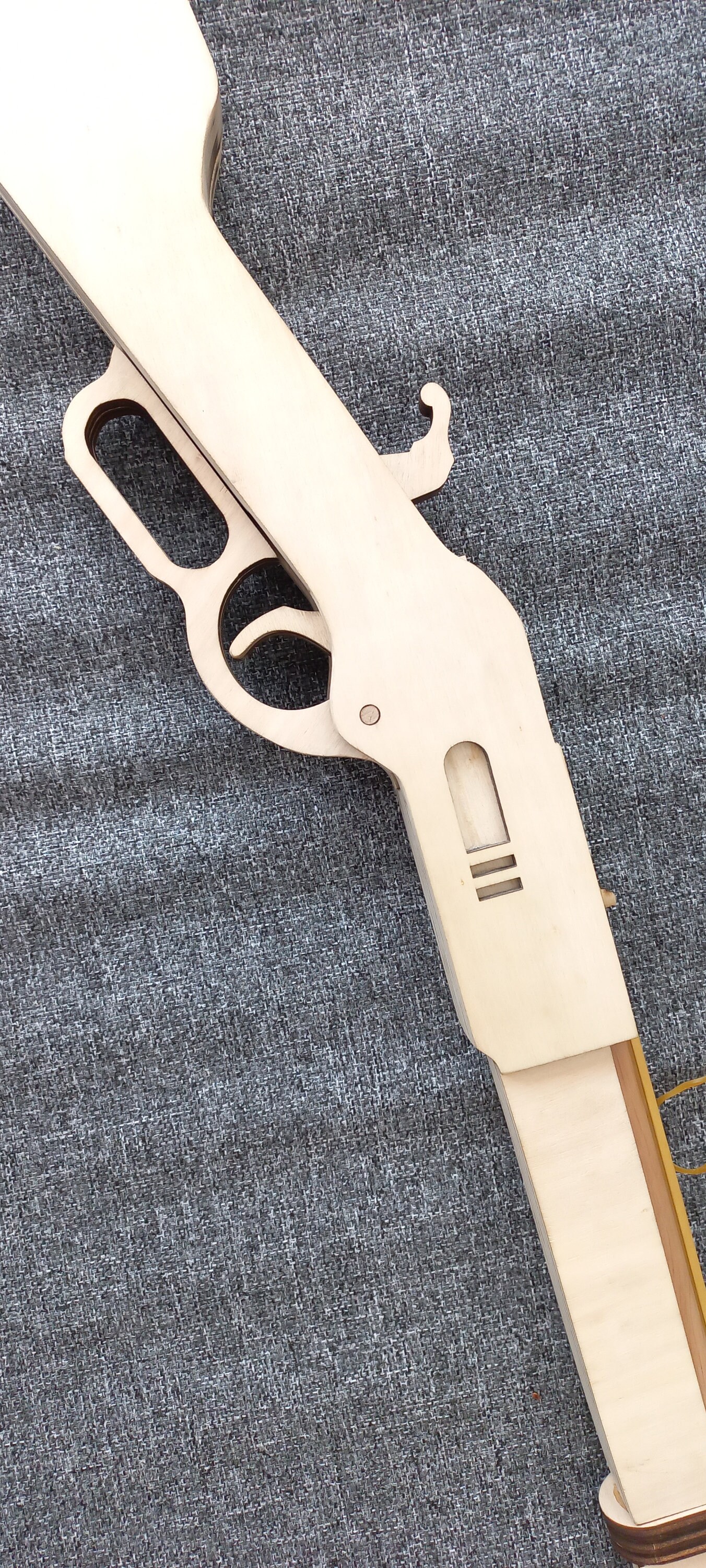 Henry Rifle 1860, Rubber Band Toy Rifle, Kid Toys, Wooden Toys ...