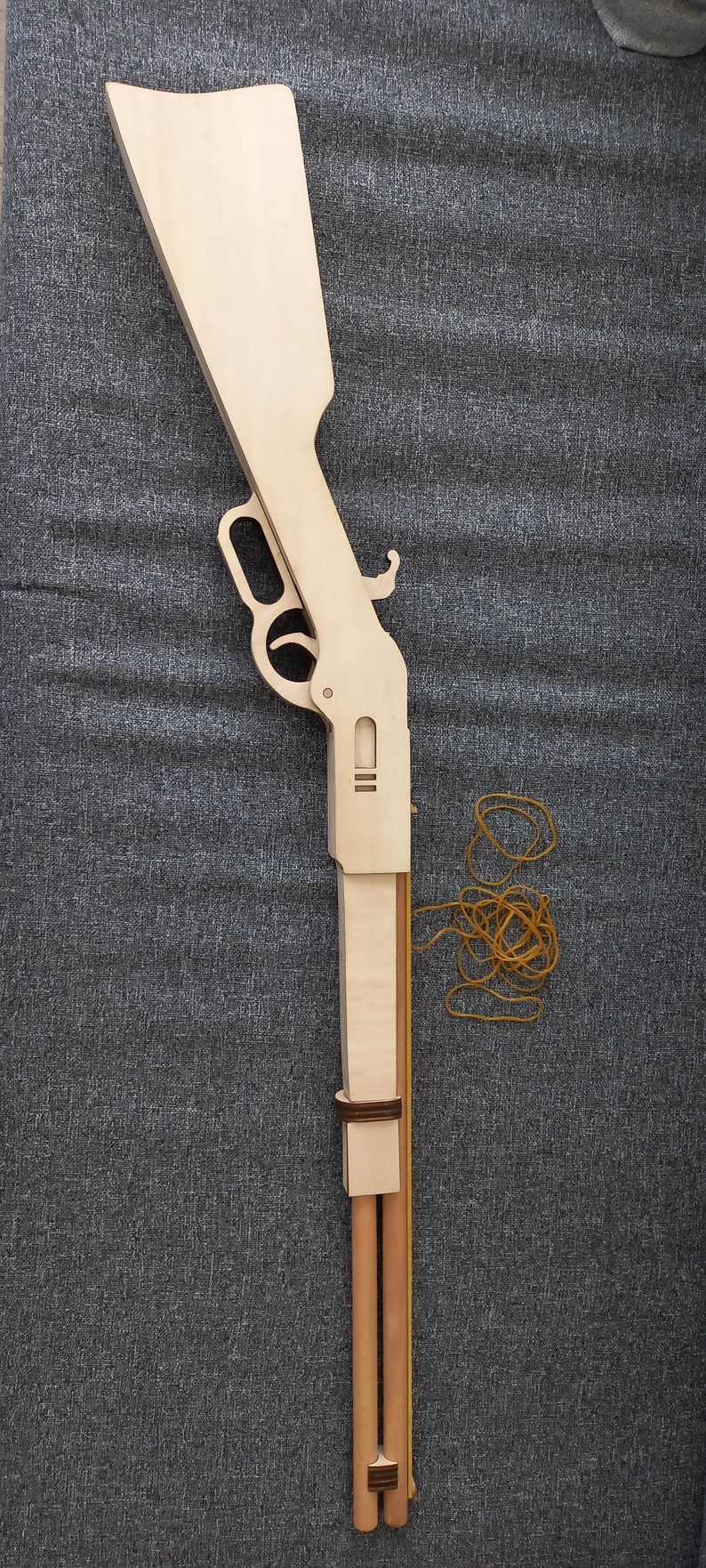 Henry Rifle 1860, Rubber Band Toy Rifle, Kid Toys, Wooden Toys ...