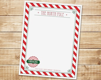 Printable Christmas Stationery Digital Download Instant - Etsy