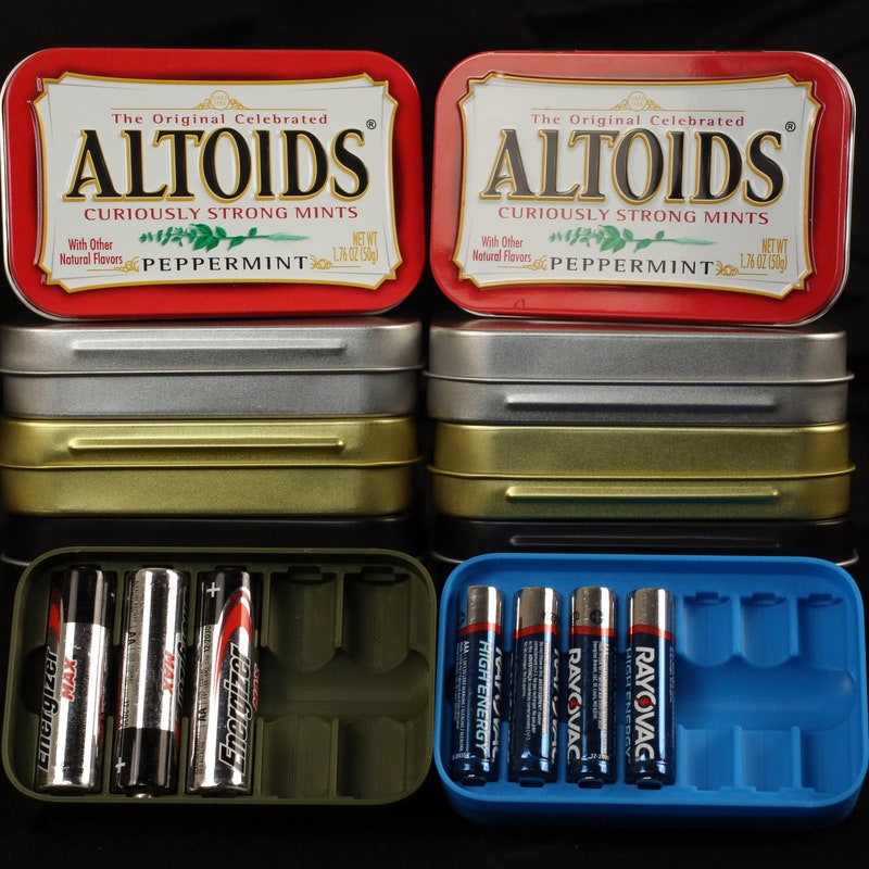 Tin Battery Storage - Etsy