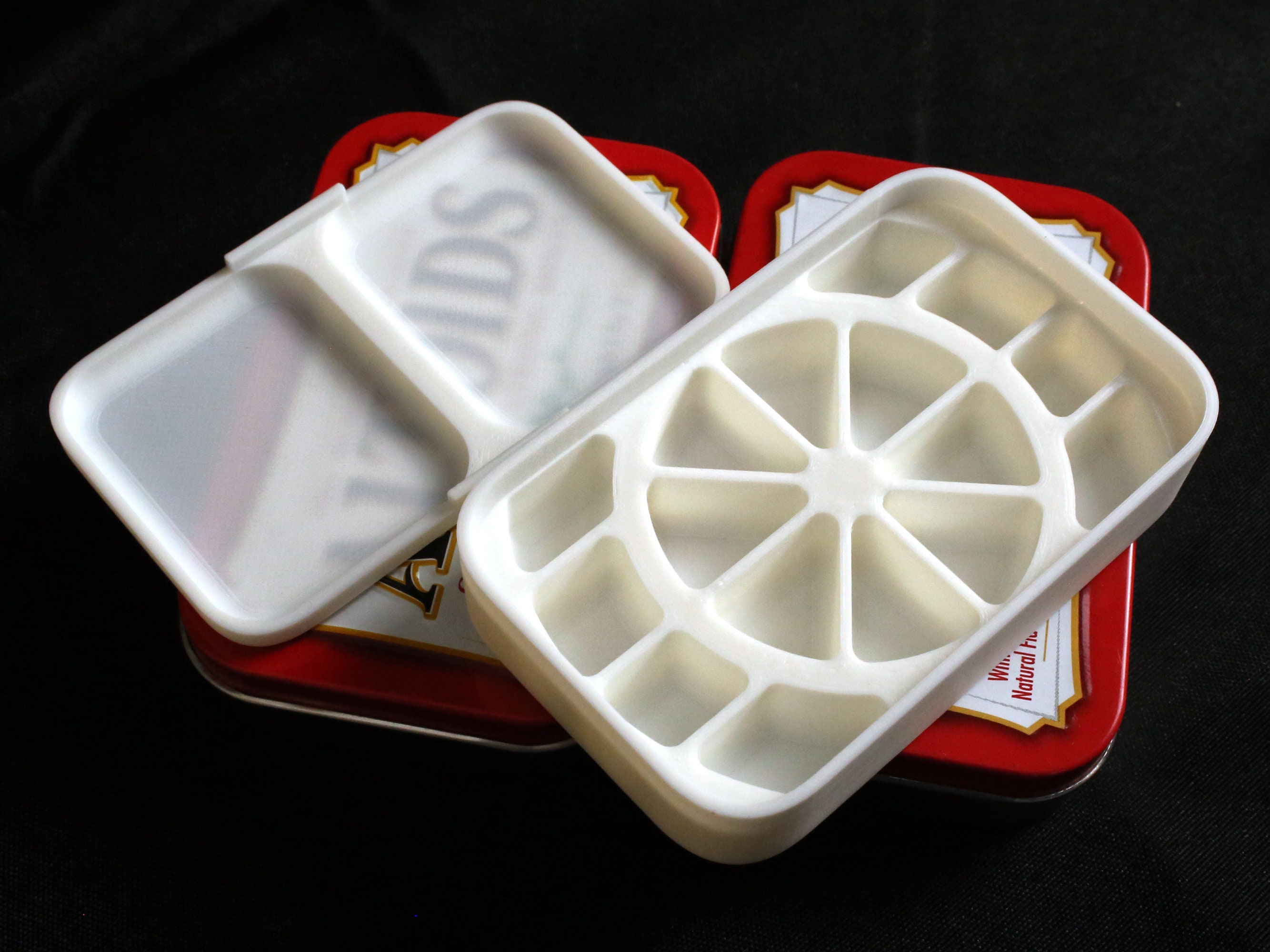 Altoid Tin Palette Portable Paint Palette Compact Art Palette Insert ...