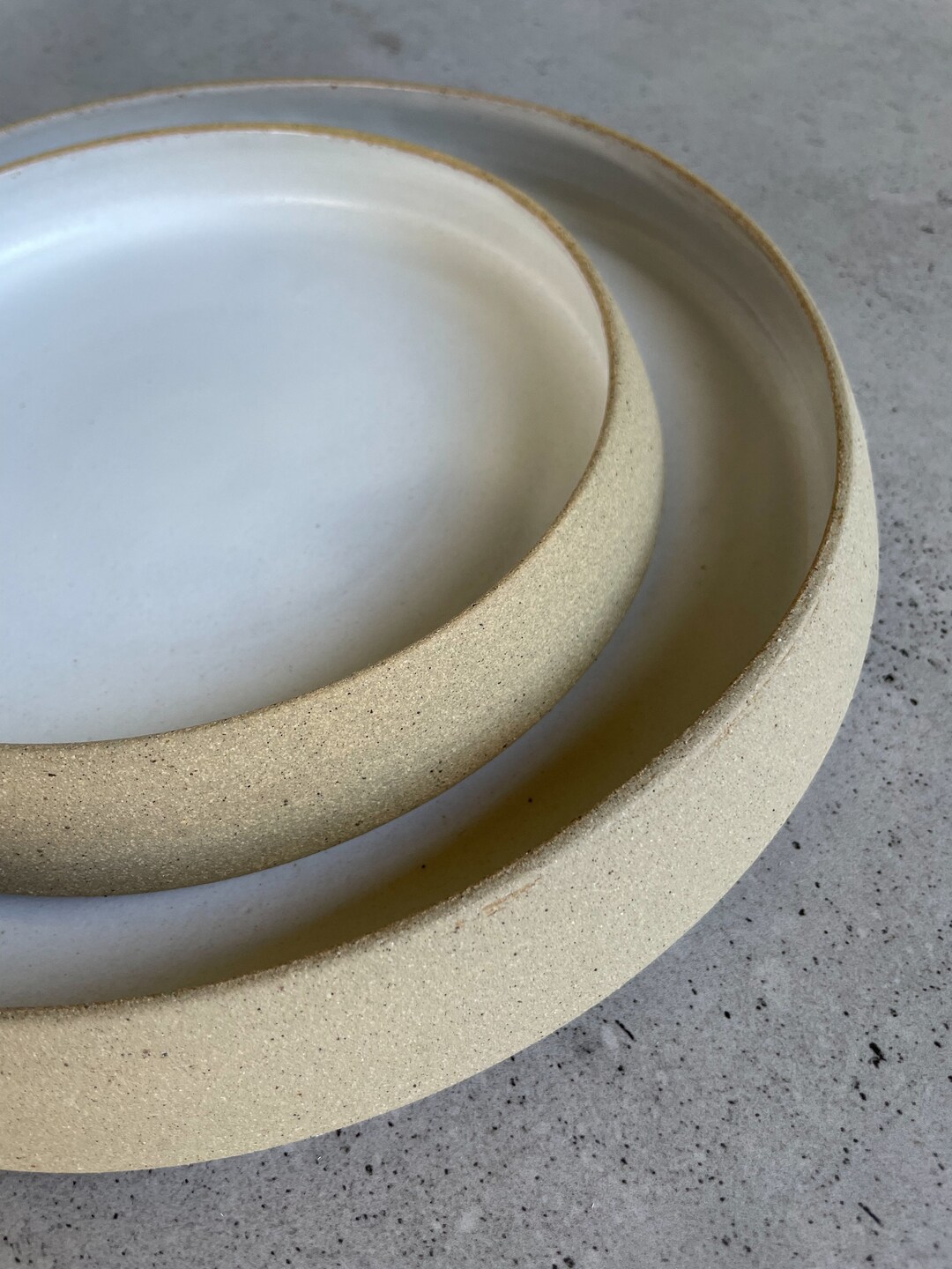 Unika Studio • LAND PLATE (S) • Wheel Thrown • Handmade Stoneware Plate ...