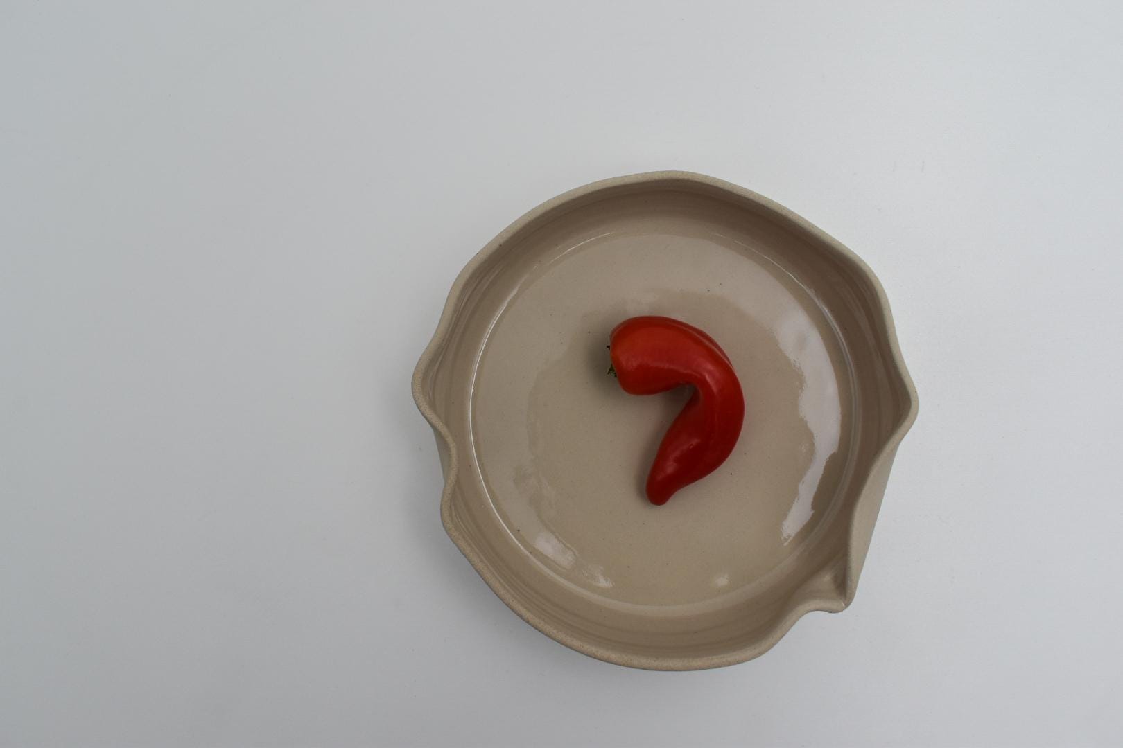 Unika Studio • BISTRO SAND PLATE (large & Small) • Wheel Thrown ...