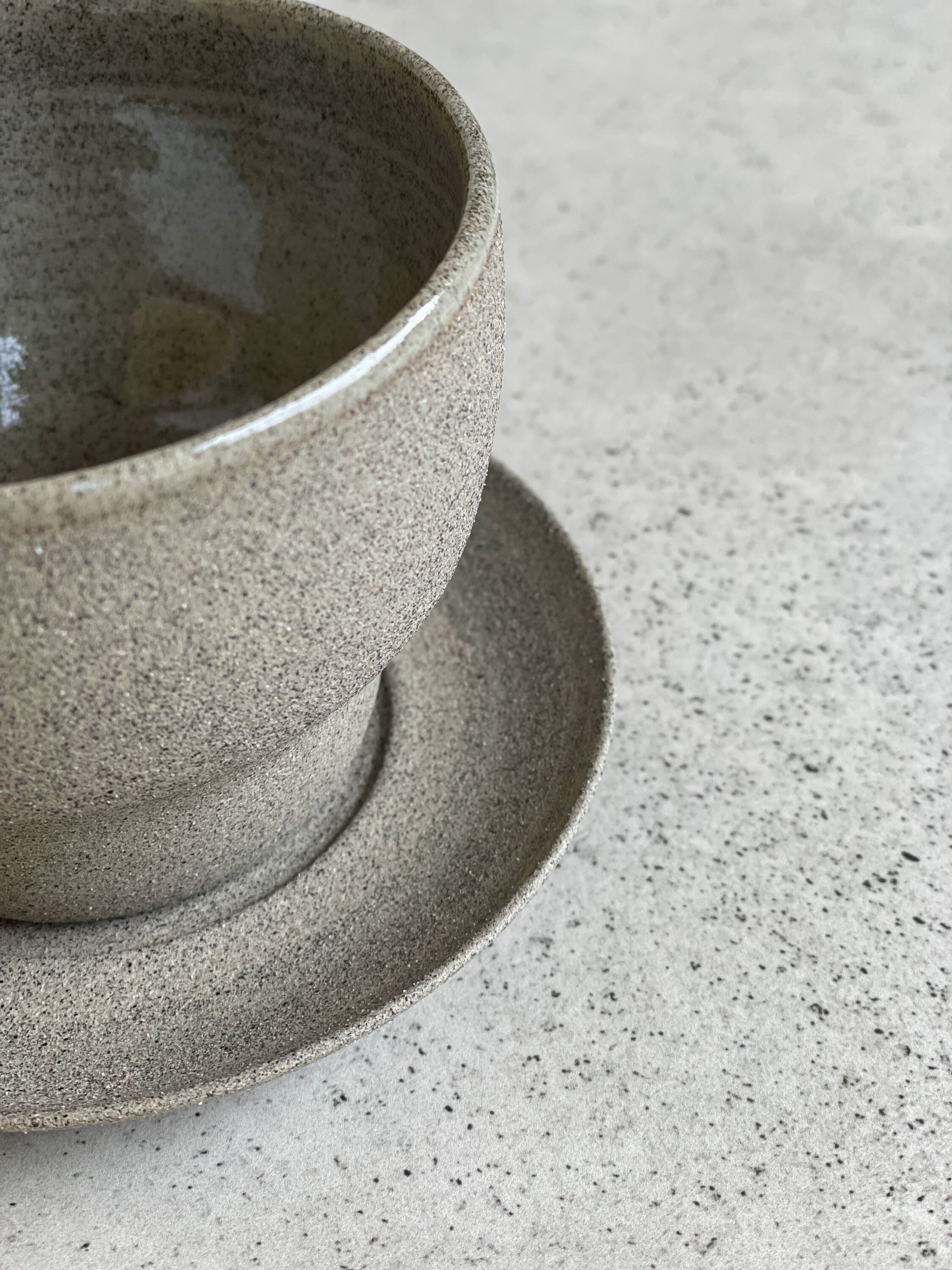 Unika Studio MUSE CUP PLATE Wheel Thrown Stoneware - Etsy