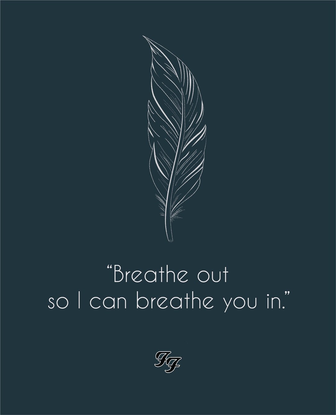 Foo Fighters Sticker Decal Label breathe Out - Etsy