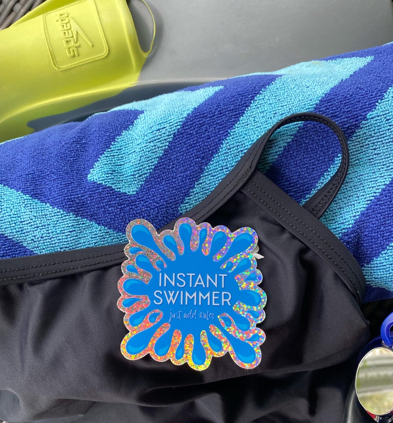 Instant Swimmer Glitter Stickers | Instant Swimmer Just Add Water ...