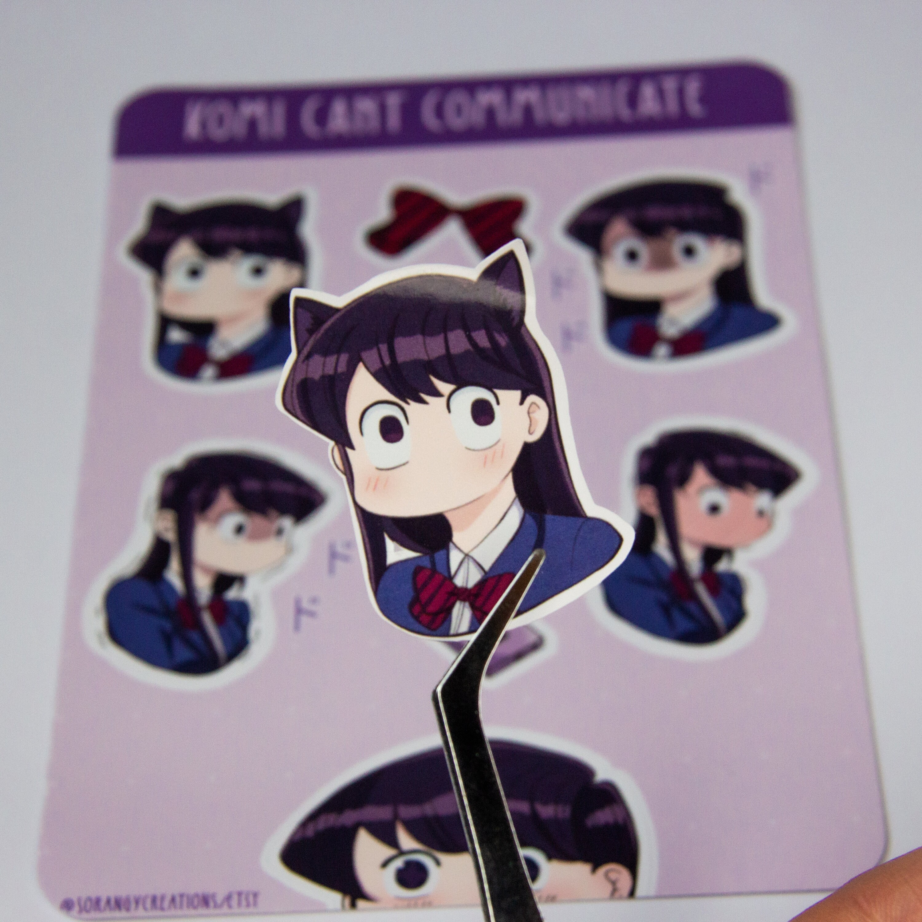 Komi Can't Communicate - Small Komi Sticker Sheet - Etsy