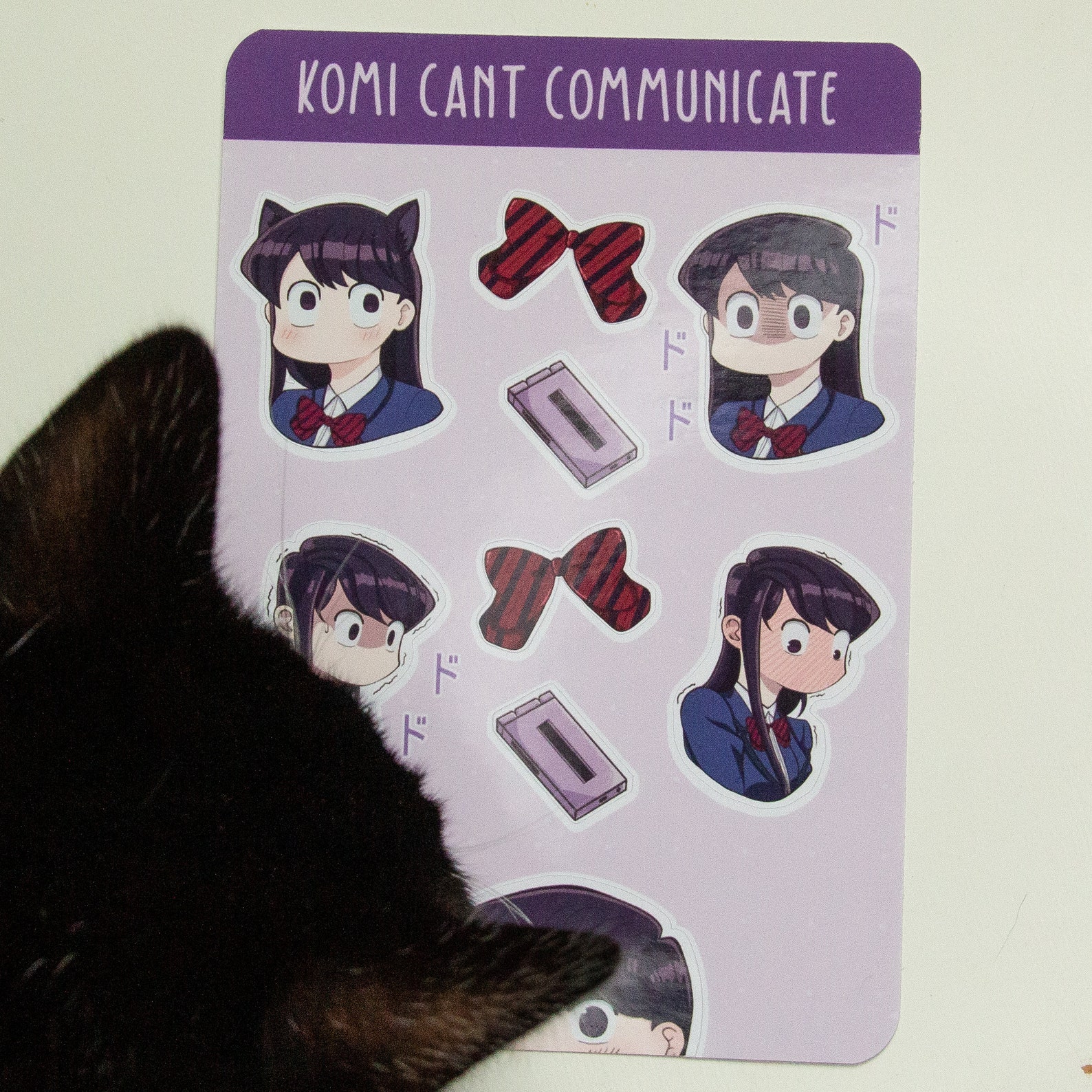 Komi Can't Communicate Small Komi Sticker Sheet - Etsy
