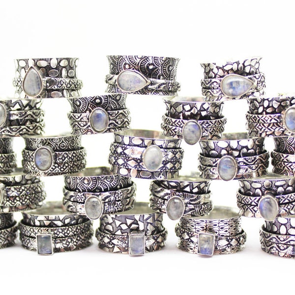 Wide Silver Ring - Etsy