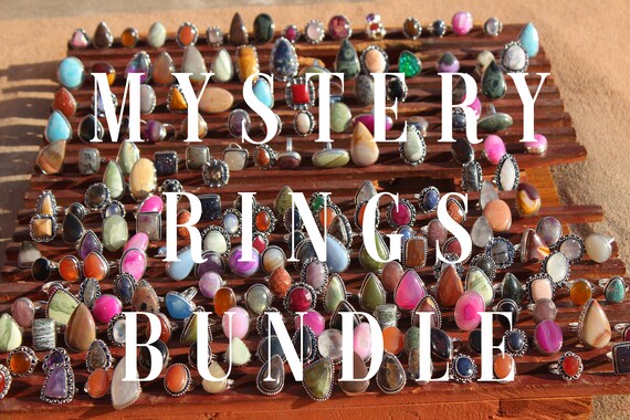 Mystery Rings Bundle Handmade Jewelry Rings Holiday Gifts | Etsy