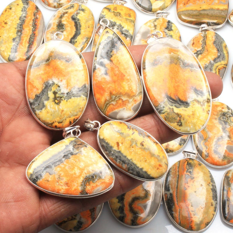 Bumblebee Jasper - Etsy