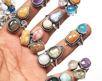 Multi-Stone Rings - Etsy UK