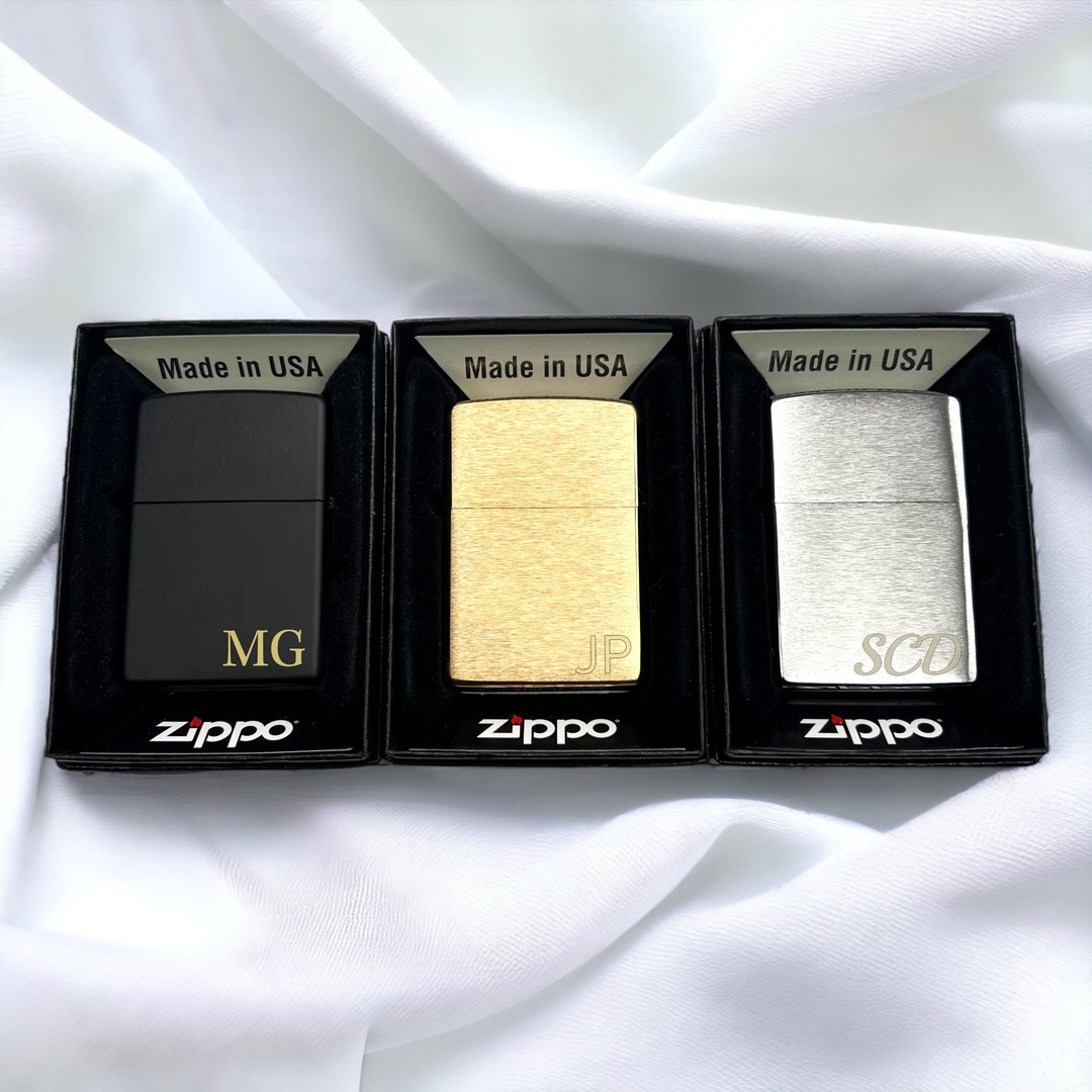 Personalized Custom ZIPPO LIGHTERS for Men Women Groomsmen Groom Best ...