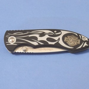 Personalized HARLEY DAVIDSON Pocket Knife Motorcycle Bike Birthday Gift ...