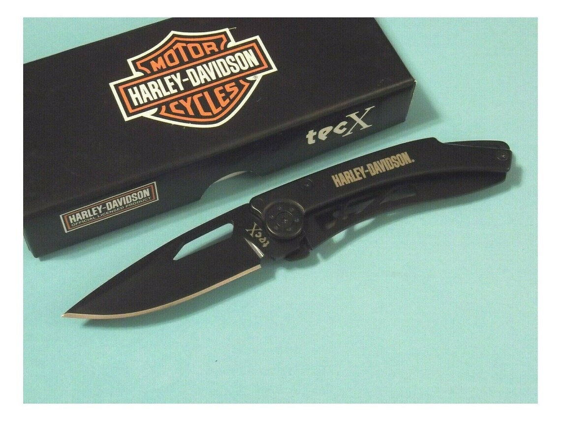 Personalized HARLEY DAVIDSON Pocket Knife Motorcycle Bike Birthday Gift ...