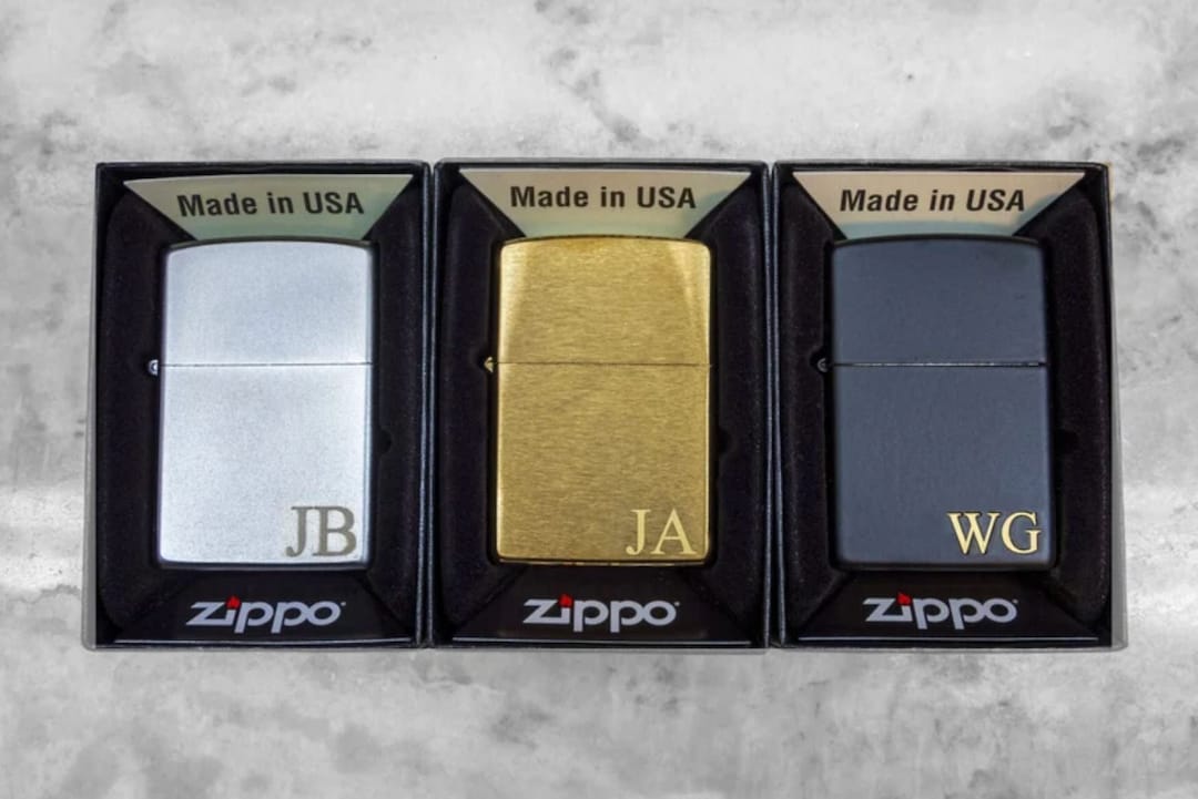 Personalized ZIPPO LIGHTERS for Men Lighter Custom Engraved - Etsy