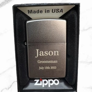 Personalized ZIPPO LIGHTERS for Men Lighter Custom Engraved - Etsy