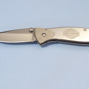 Personalized HARLEY DAVIDSON Pocket Knife Motorcycle Bikes Biker ...