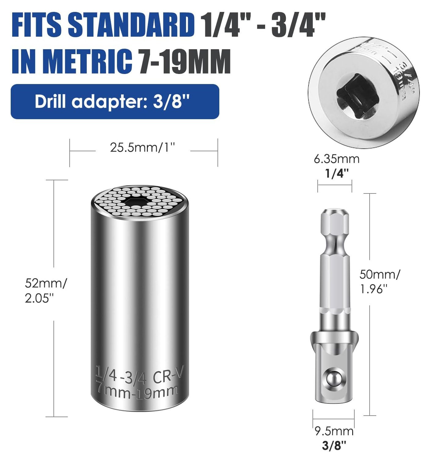 Personalized UNIVERSAL SOCKET WRENCH Adapter Tool Handmade Day ...