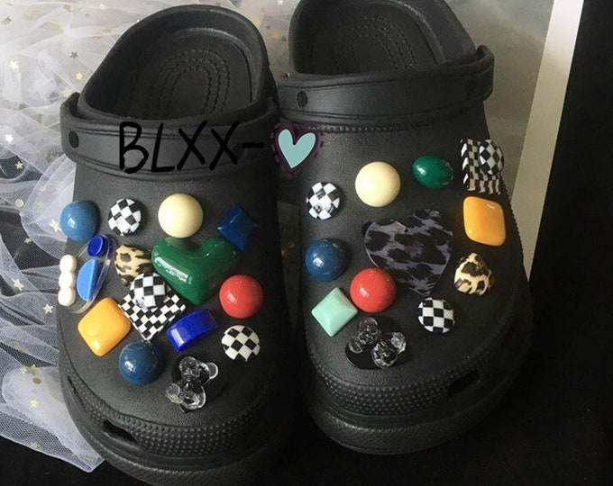 DIY Clear Clog Backs, Buttons for Clog , Clear Back Buttons for Clog ...