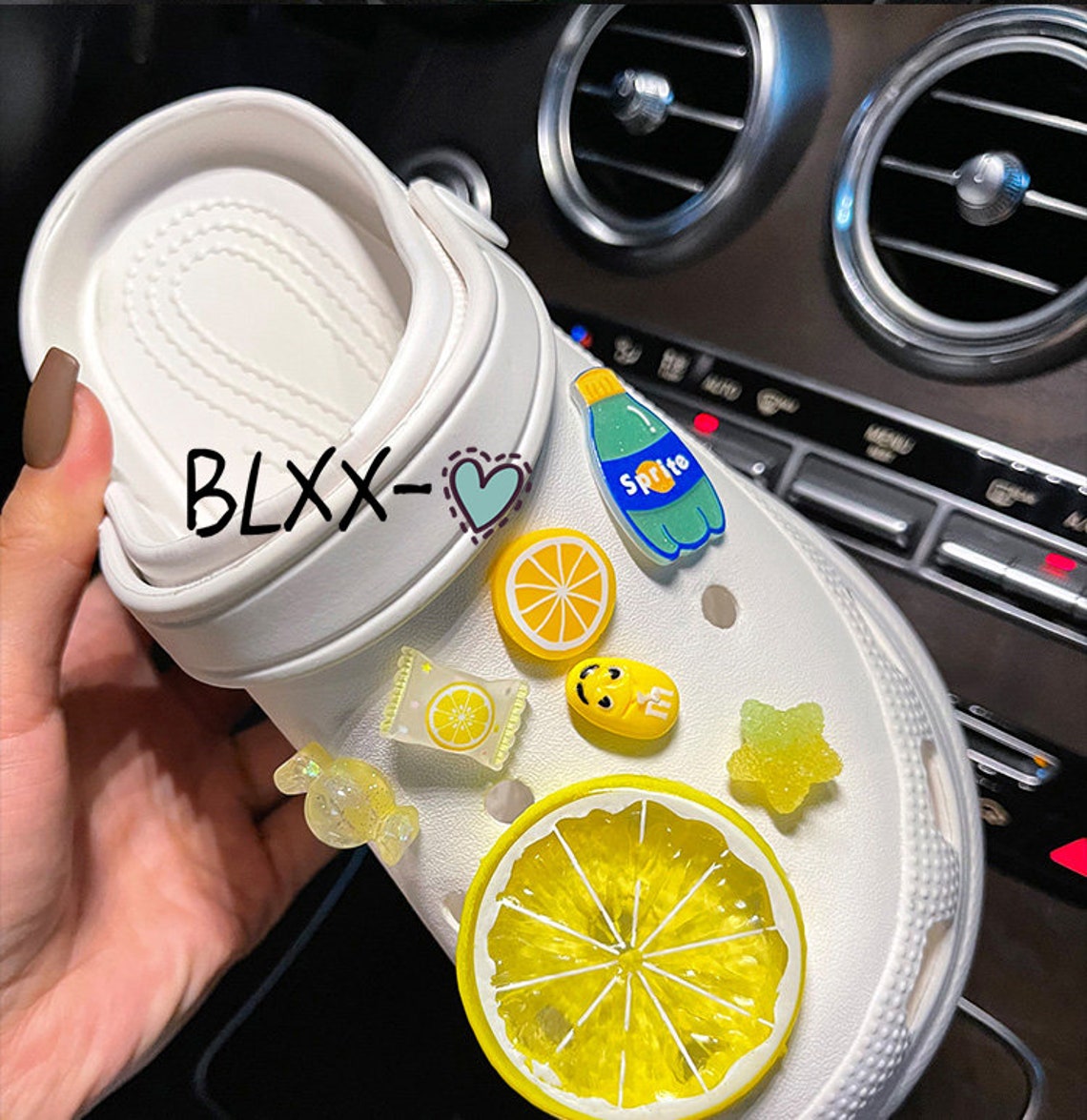 Clog Charms Set of 14 Cute Food Beverage Charms Pack for - Etsy