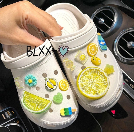 Clog Charms Set of 14 Cute Food Beverage Charms Pack for | Etsy