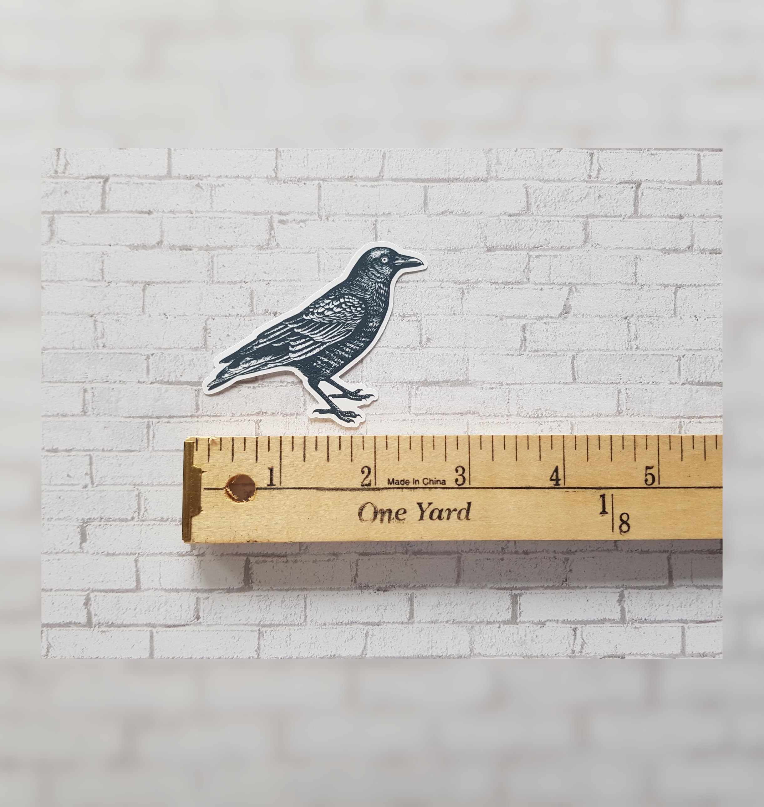Crow / Black Bird Die Cut Vinyl Matte Sticker - Etsy