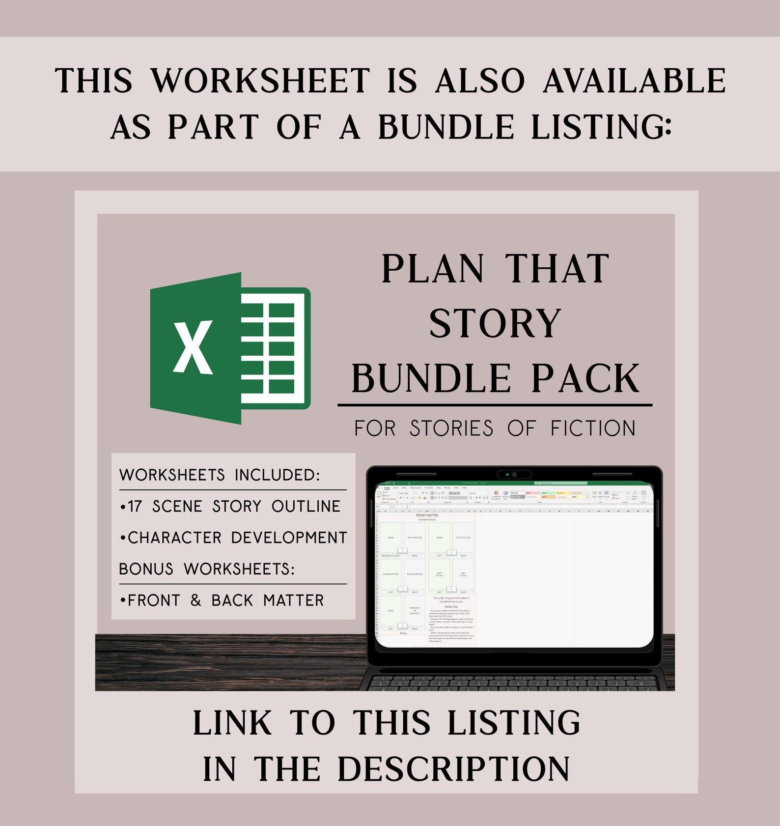 Excel 17 Scene Story Outline Worksheets - Etsy