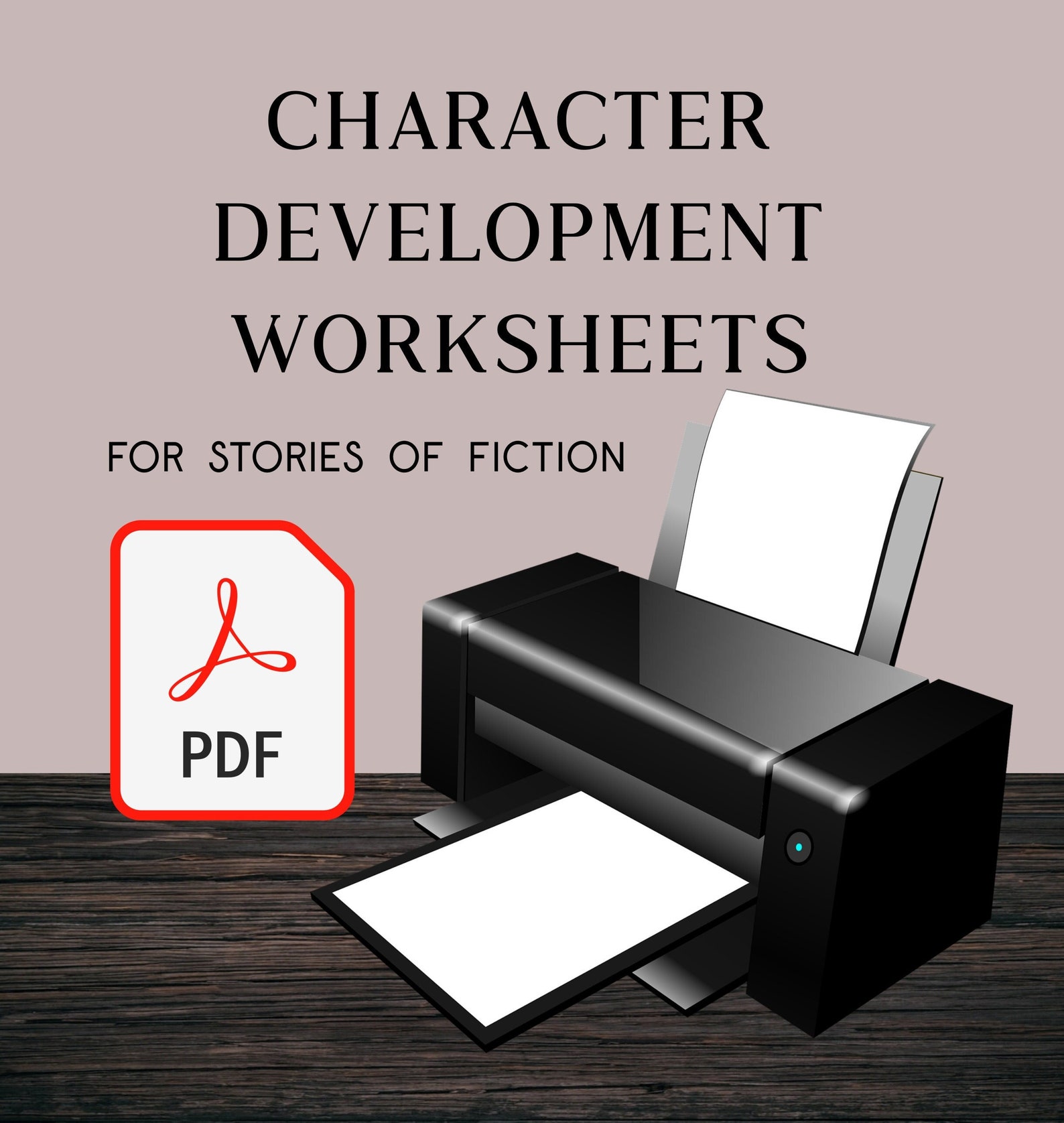 Character Development Worksheet Pdf