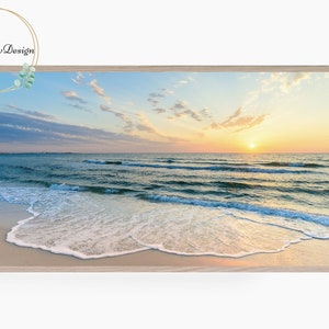 Samsung Frame TV Art Ocean, Frame TV Art Beach Sunset/sunrise, Samsung ...