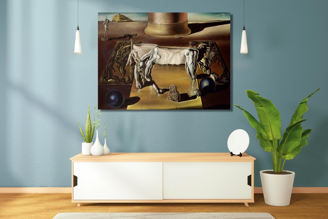 Salvador Dali Invisible Lion Horse Sleeping Woman Poster - Etsy