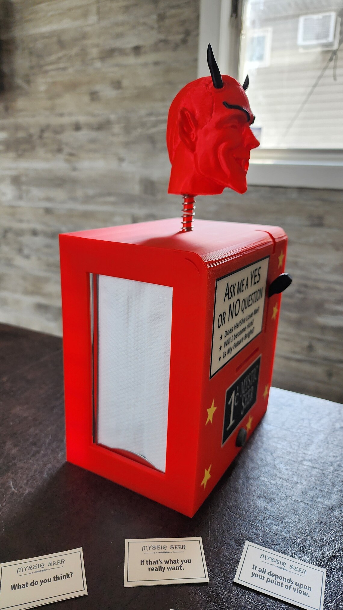 Twilight Zone Mystic Seer Nick of Time Prop Napkin Holder - Etsy